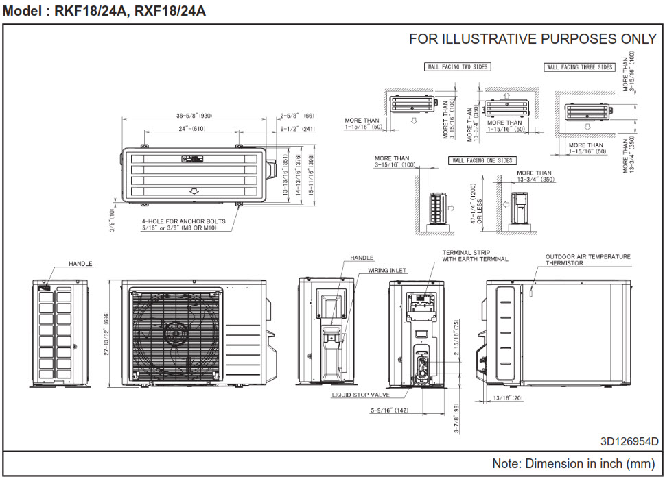 Ductless Mini-Split Systems 12K, Outdoor Air Conditioner, Single-Zone ...