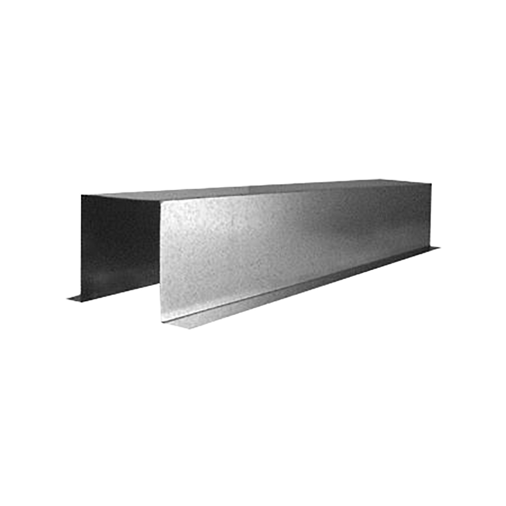 Duct Cover, Line, 4 in x 5 in x 4 in, 10 ft LG, 28 gauge THK