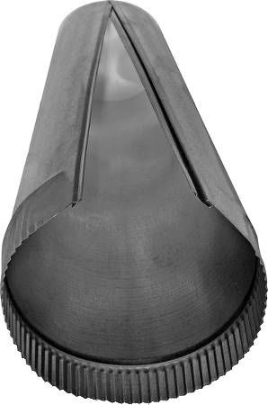 Duct Pipe, Joint Snap Lock, 4 in, 60 in LG, 30 gauge THK