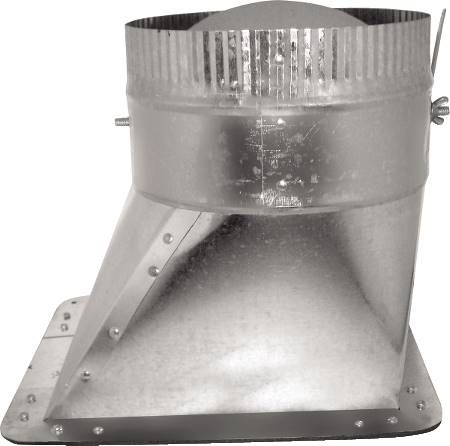 Duct Pipe, Round Wall, 6 in, 60 in LG, 30 gauge THK, Steel