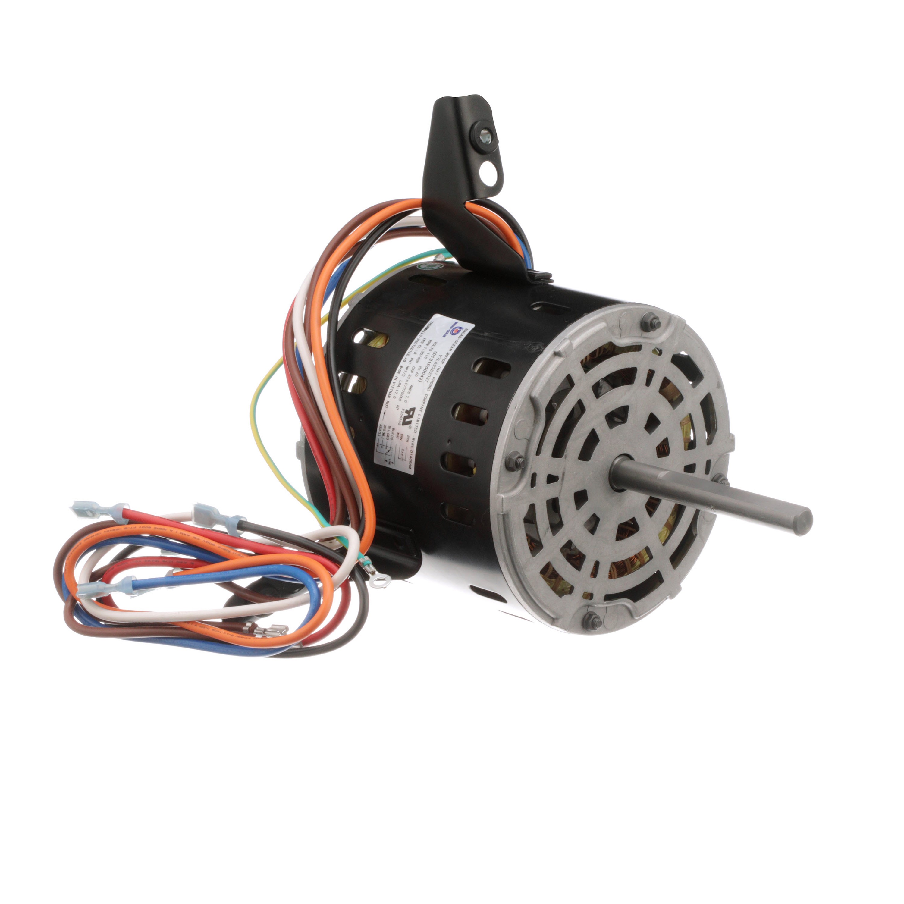 Blower Motor, Multi Speed PSC, 1/2 Hp, 115 V, 1 Ph, 60 Hz