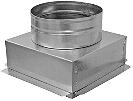Plenum Box, Ceiling Radiation Damper Duct, Fiberglass, Round