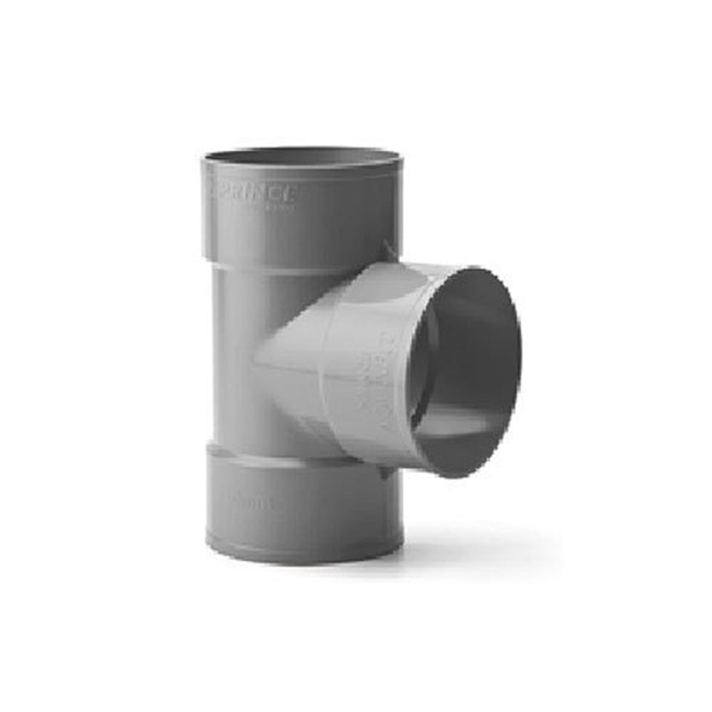 Pipe Tee, Full Flow, 4 in, One Male Crimp, ASTM A653