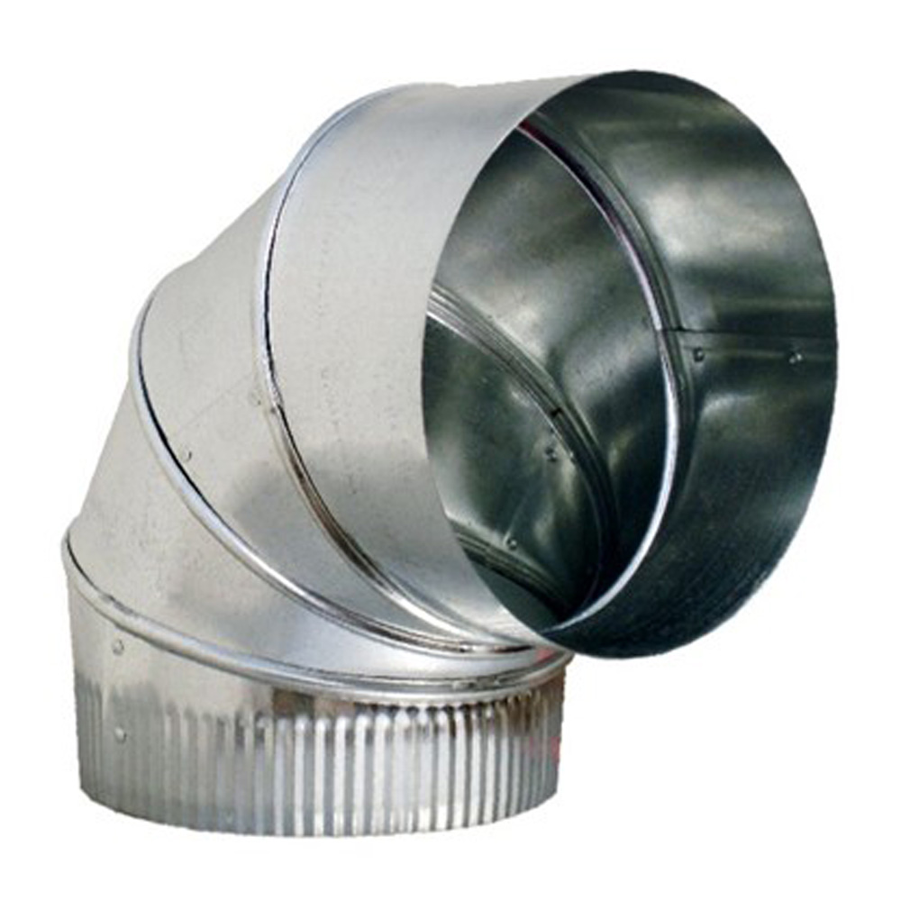 Duct Wye, Bull Nose, 4 in x 4 in x 4 in, 30 gauge THK