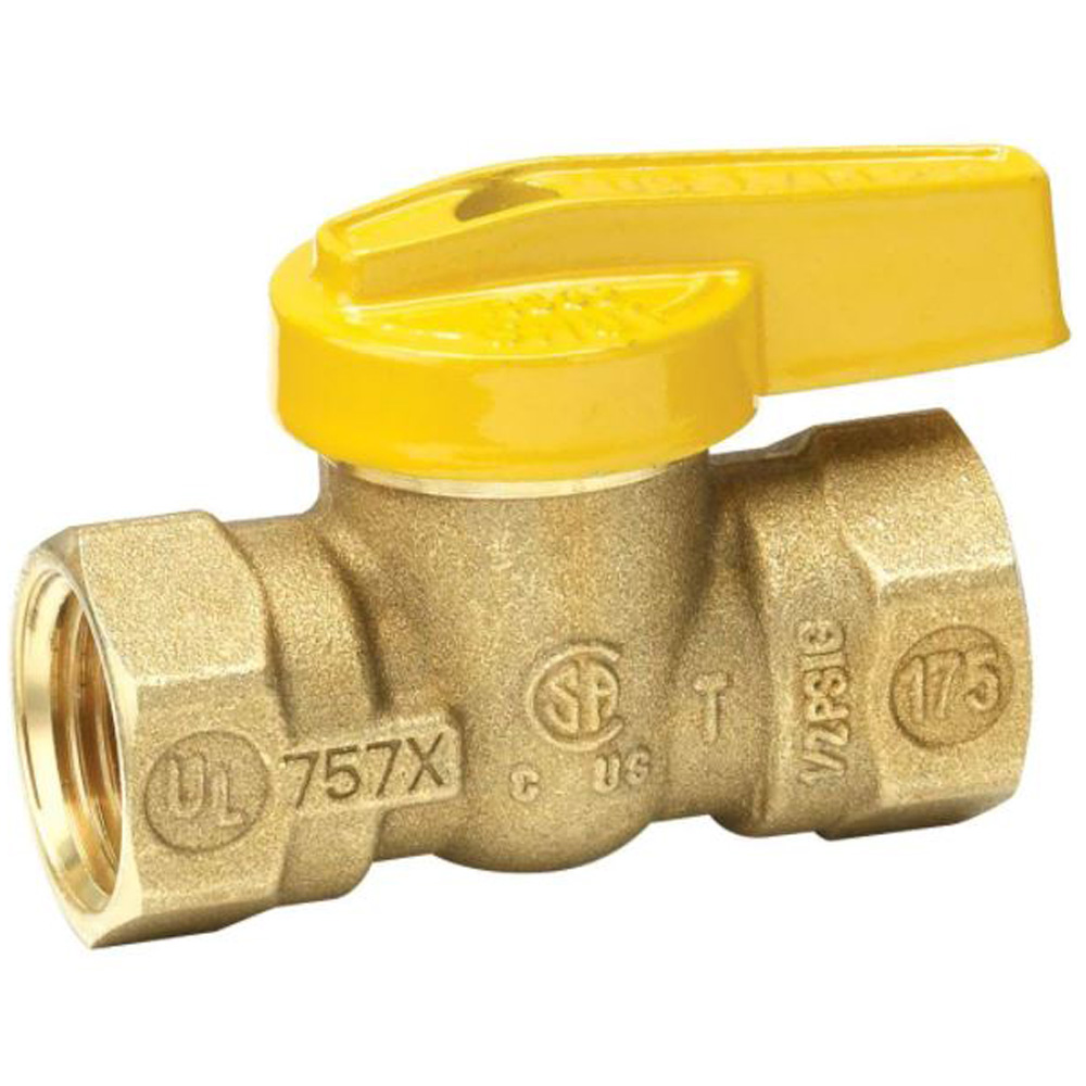 Ball Valve, Hand, 0.75 in, CSA Gas Cocks, 175 psi