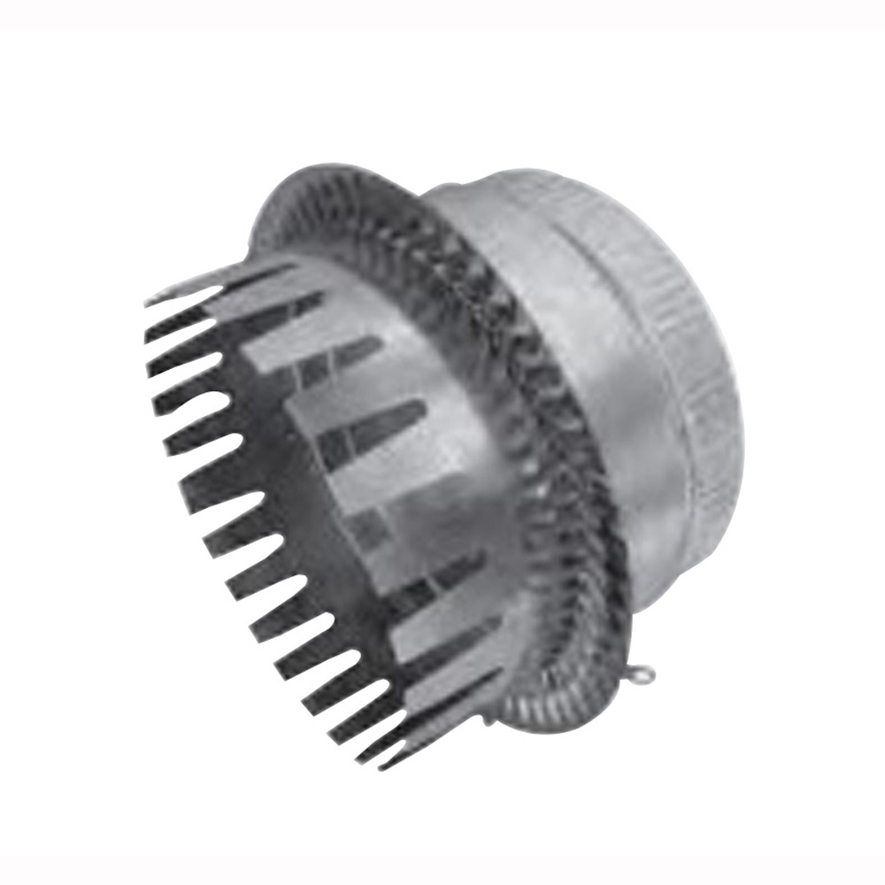 Duct Damper, Ductboard Start Collar, 5 in LG