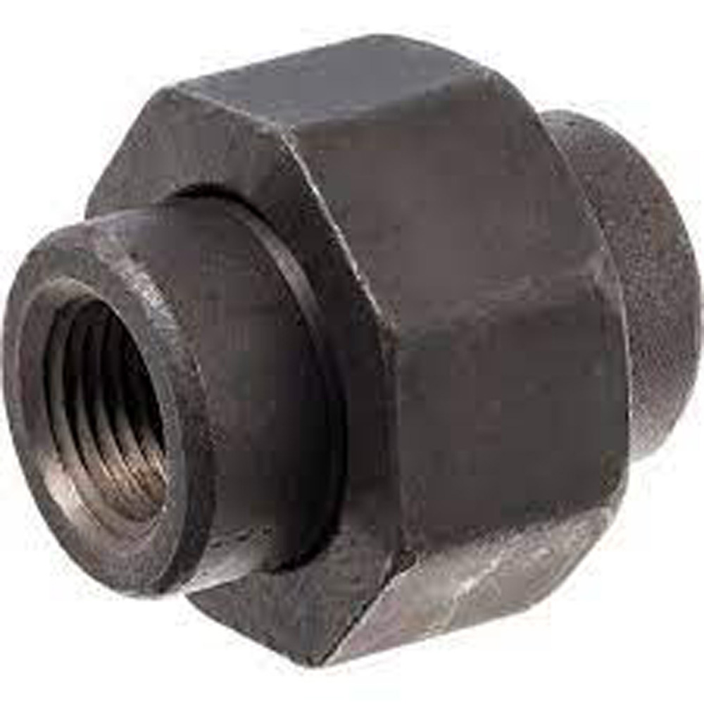 Union, 1 in x 1 in, Steel, Black