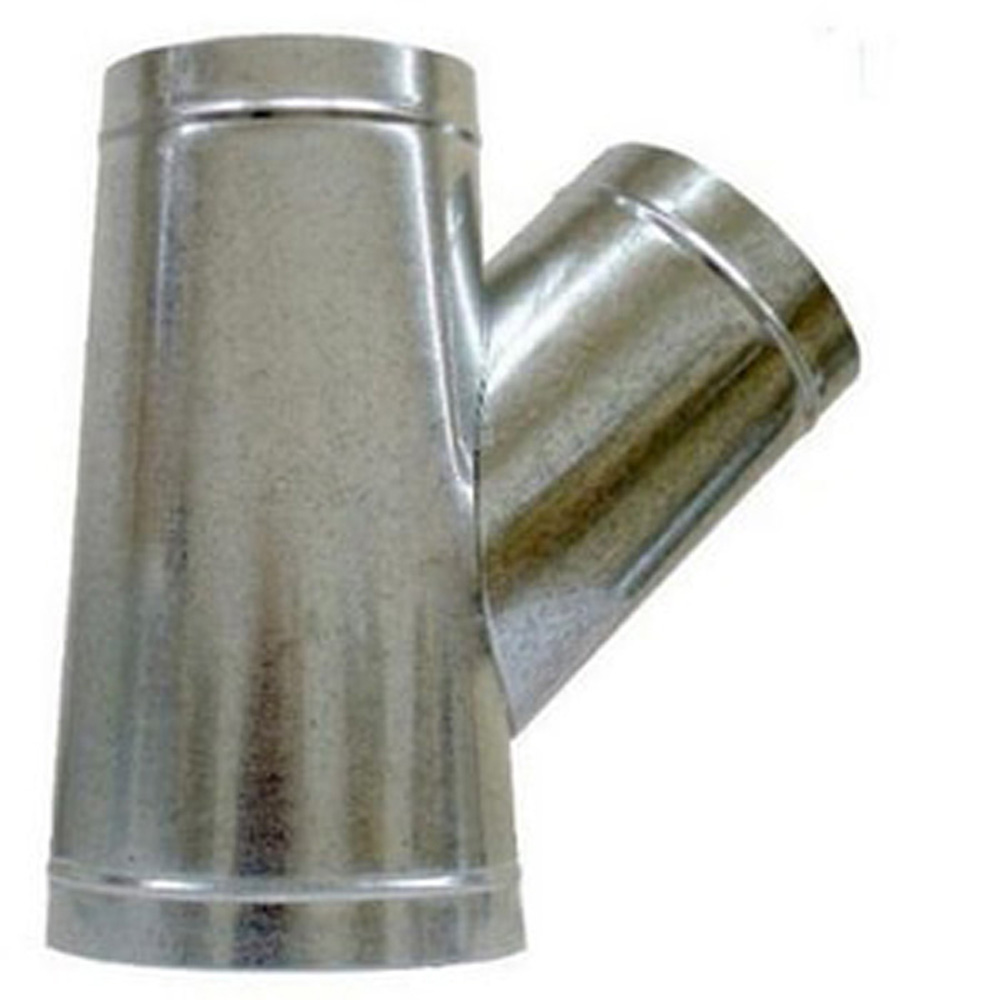 Duct Wye, Sealed, 14 in x 10 in x 10 in, 26 gauge THK