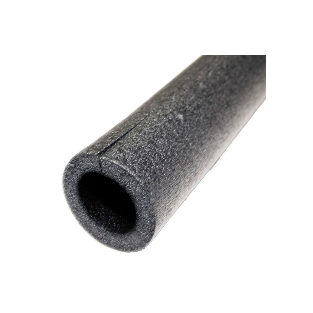 Pipe Insulation, Slit, Self Seal, 0.75 in ID, 6 ft LG, Black
