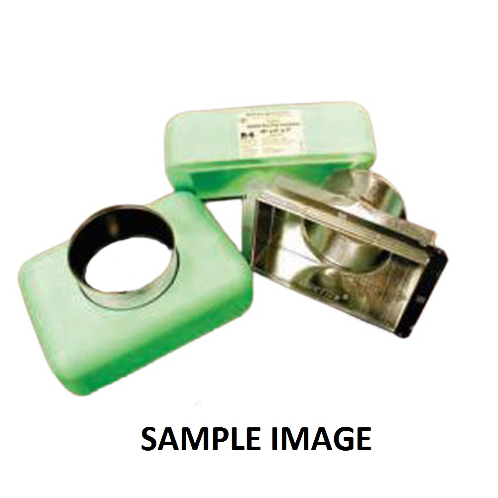 Duct Box, Slant Top Ceiling, 1.5 in Insulation, 6 in WD, R6