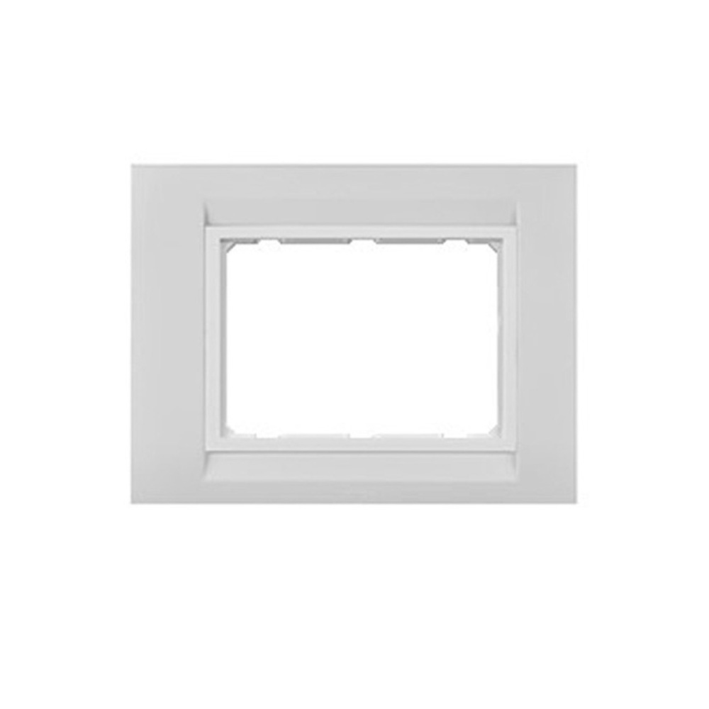 Face Plate, Rectangular, 2 in Dia, White