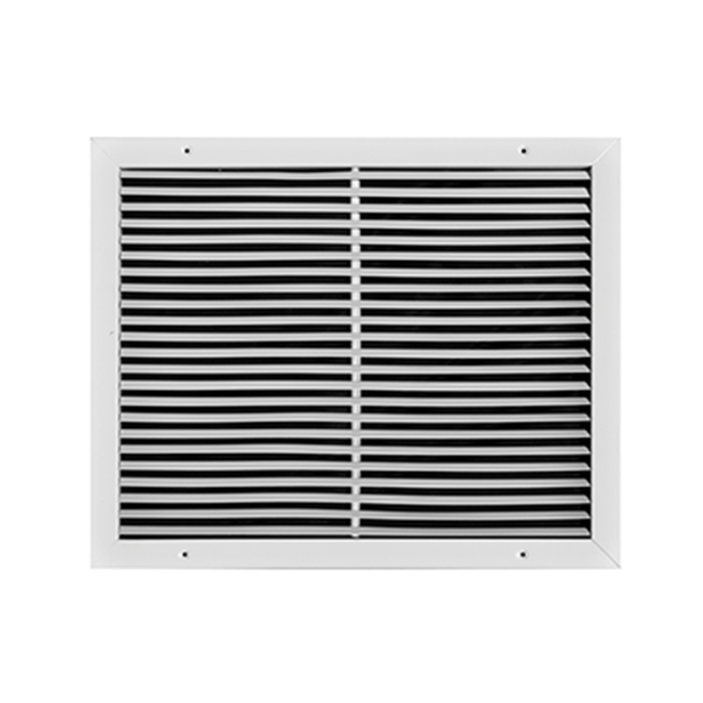 Fixed Bar Grill, Return Air, 10 in WD, 10 in HT, Alum