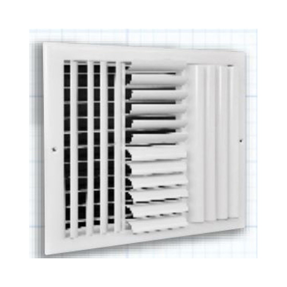 Ceiling Register, Vertical, 8 in x 8 in, Alum