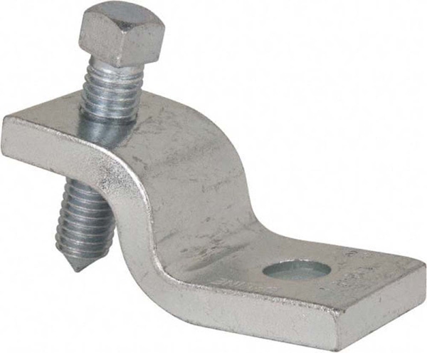 Beam Clamp, Heavy Duty, Reversible, Steel, Zinc Plated