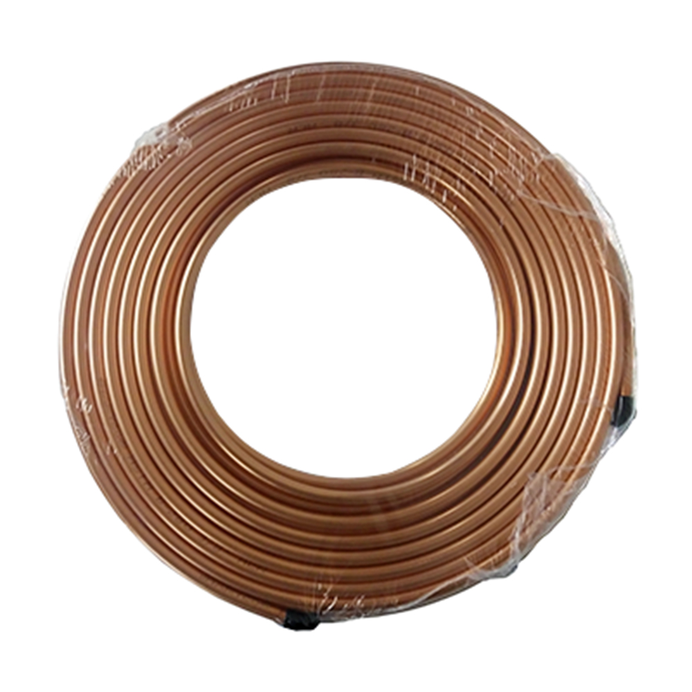 Tubing, 3/8 in Dia x 50 ft LG, Copper, Refrigeration
