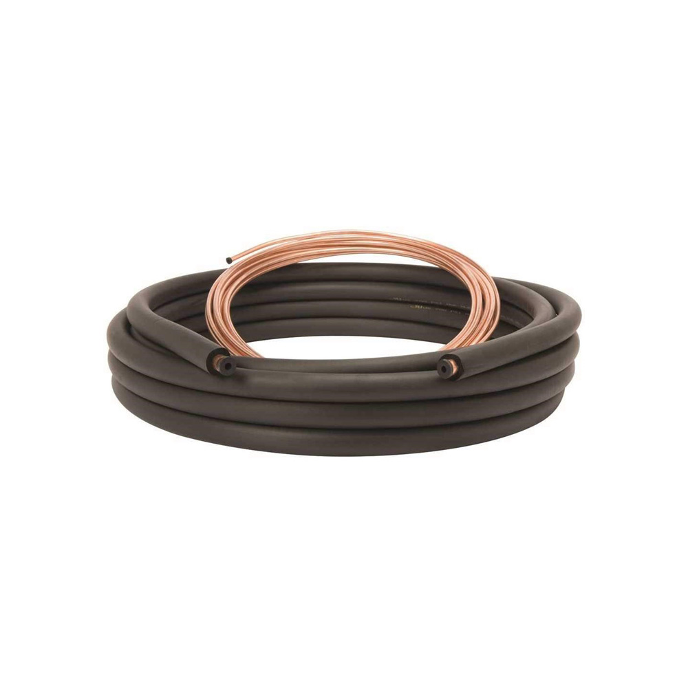 Lineset, EZ Roll, 3/8 in, 50 ft LG, 1/2 in Wall THK, Black