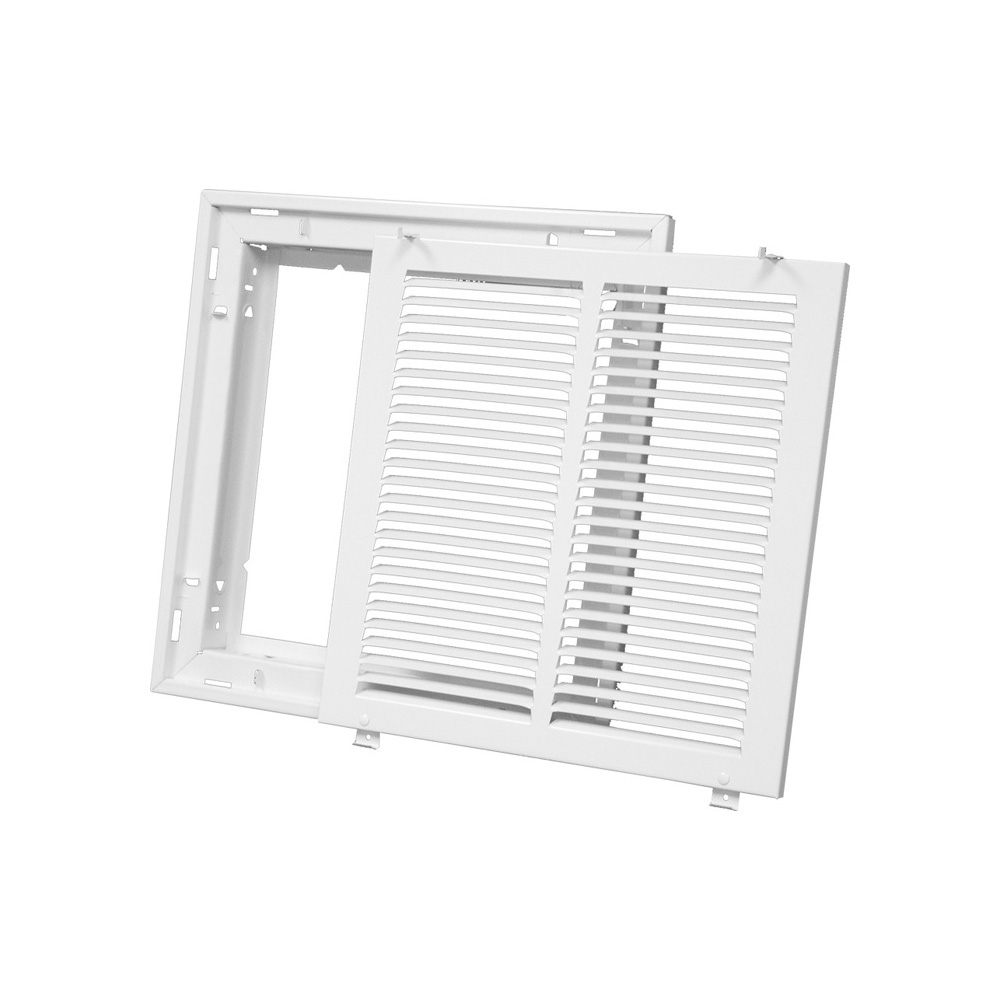 Filter Grille, Lanced Removable Face Return Air, 14 in WD