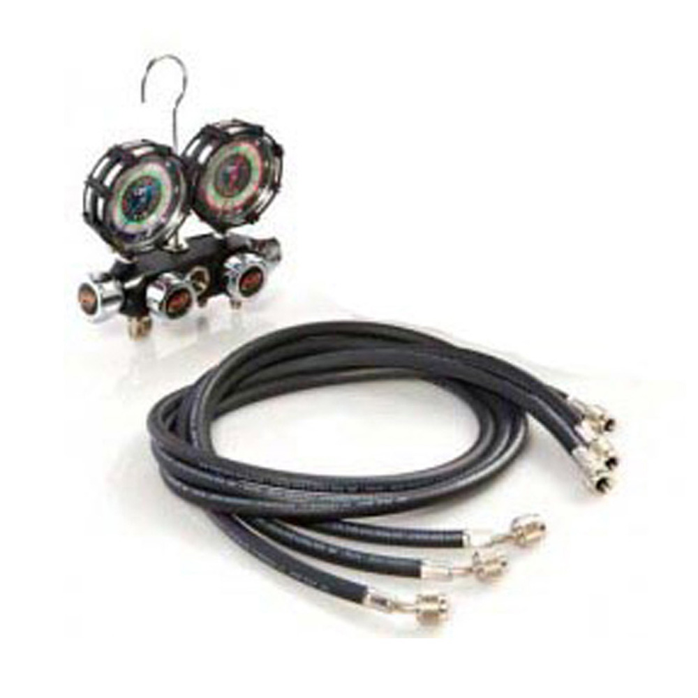 Set, Manifold and Gauge, 3.125 in, 5 ft Hose