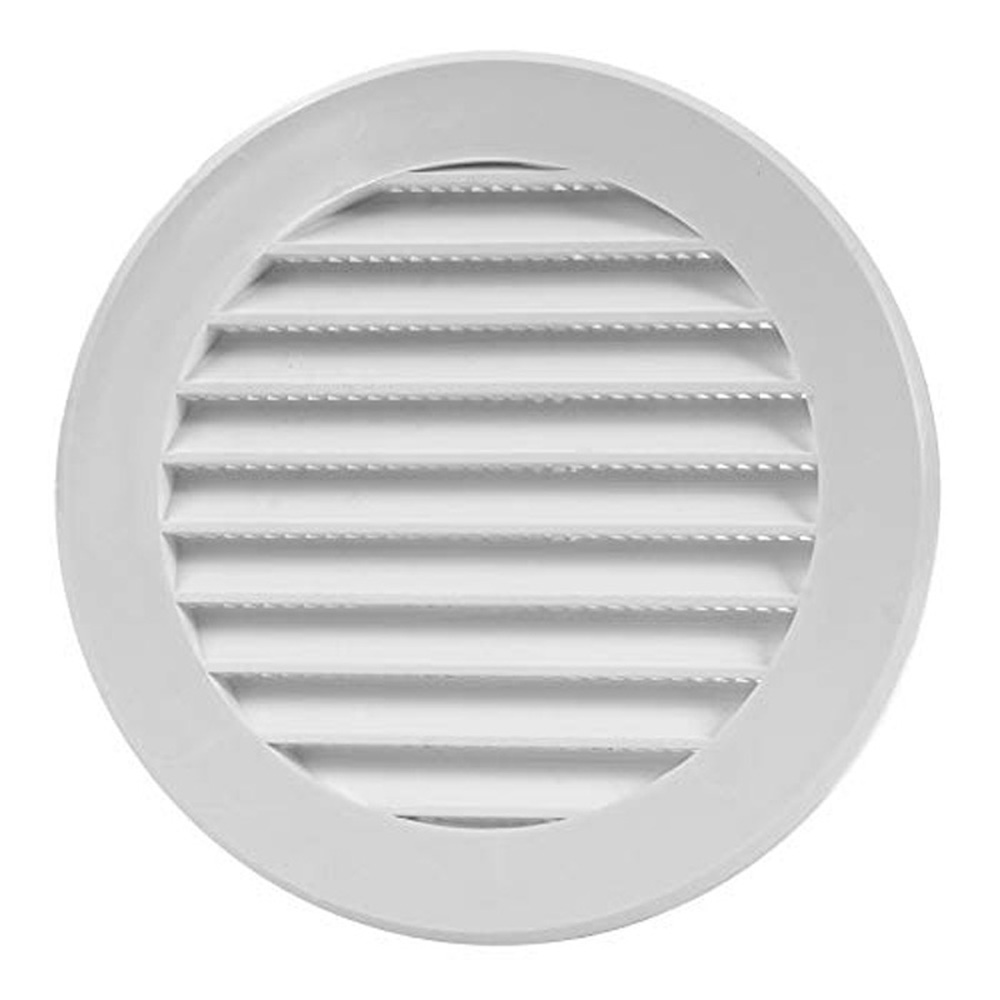 Duct Vent, Round Soffit, 4 in, Plastic