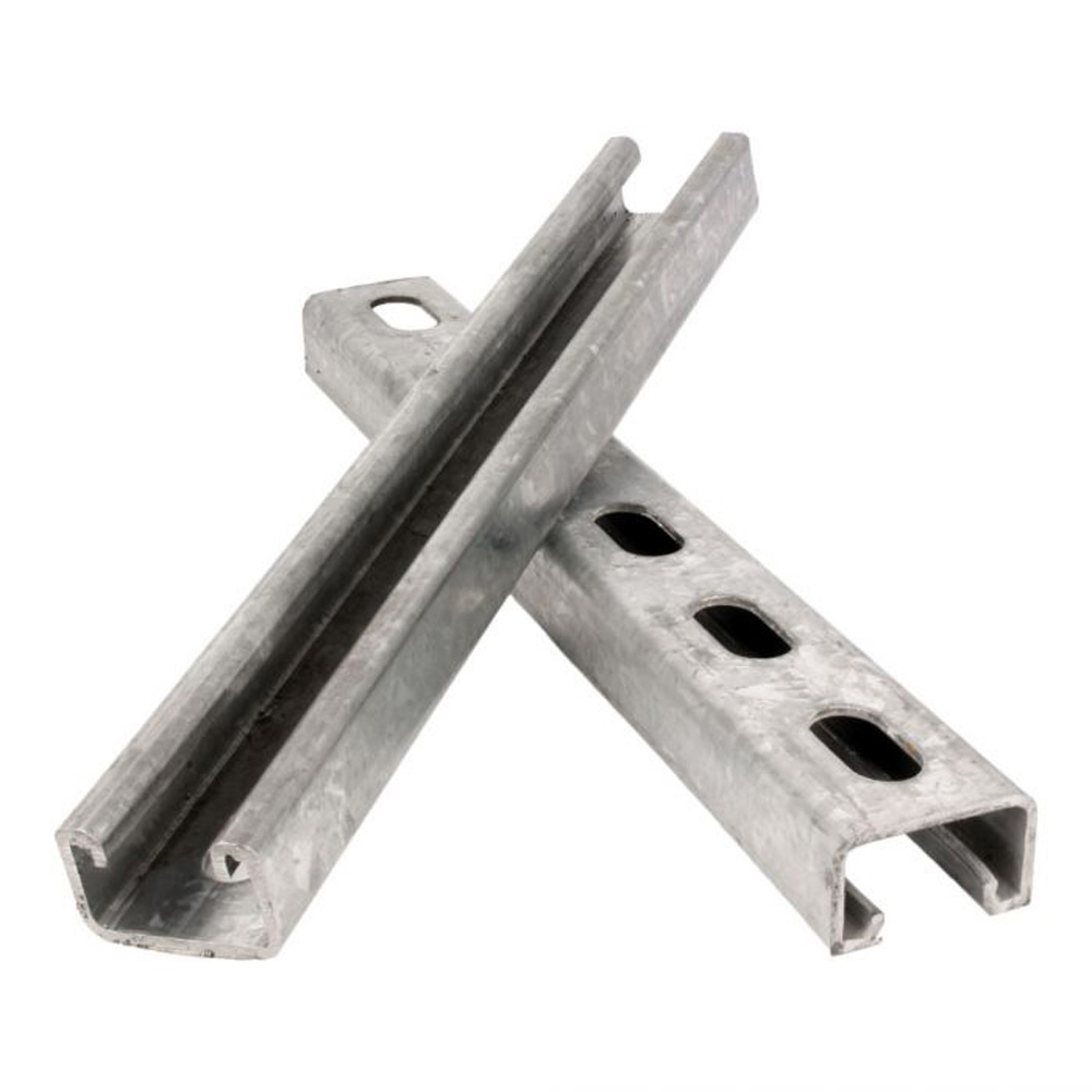 Duct Angle, Slotted, Galv Steel