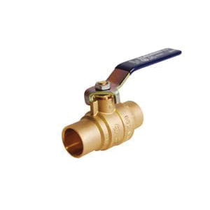 Ball Valve, No Lead, 1.25 in, Sweat x Sweat, Full