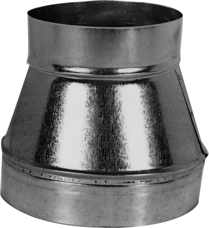 Duct Reducer, Single Wall, 14 in x 16 in, Uncrimped
