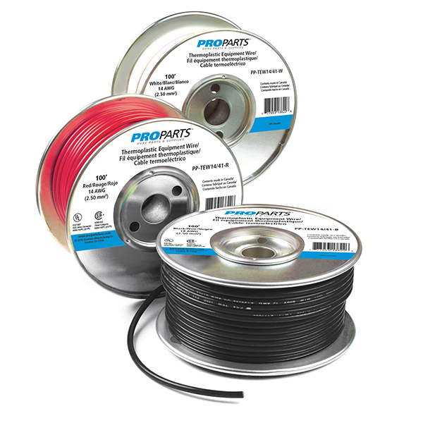 Wire, Thermoplastic, Black, 100 ft LG, 16 gauge THK