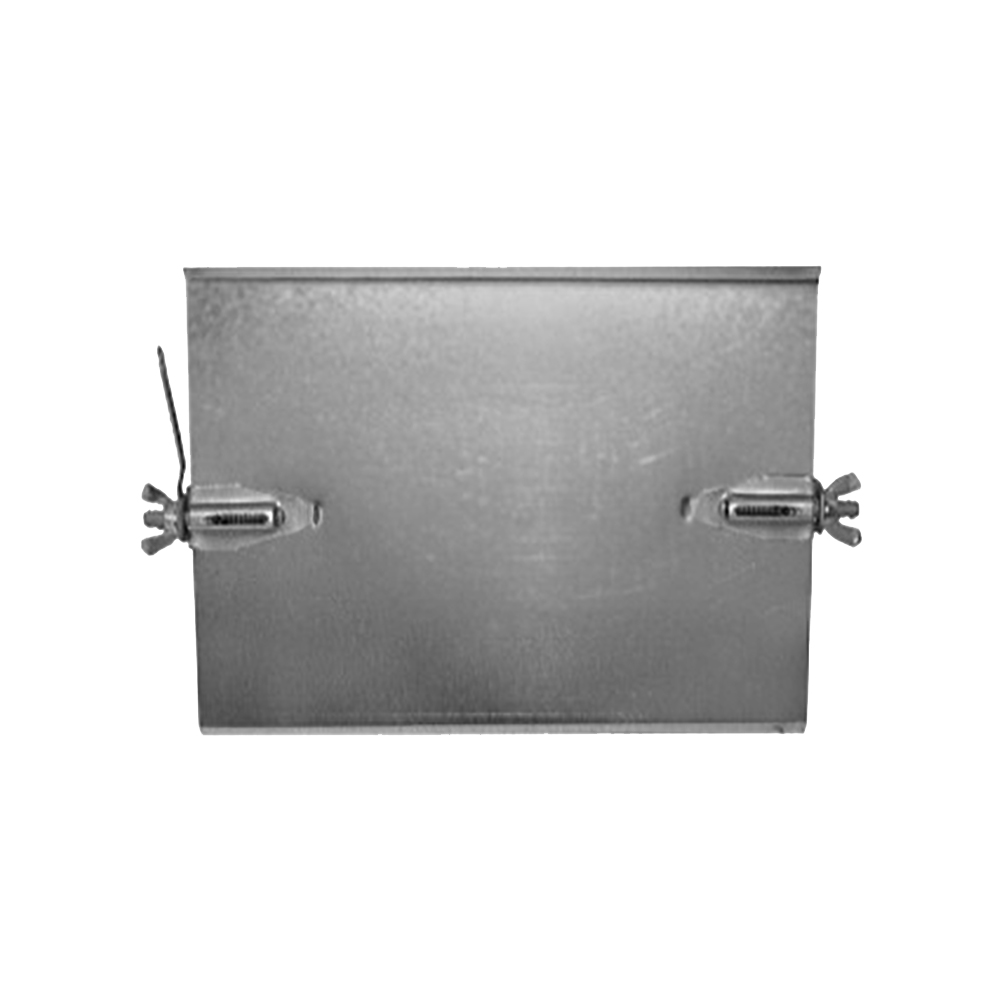 Duct Collar, Board Starting, 7 in Dia, Sheet Metal, Damper