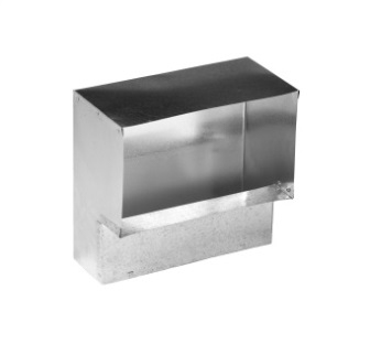 Duct Pipe, Single Wall, Snap Lock, 4 in, 5 ft LG, 28 gauge